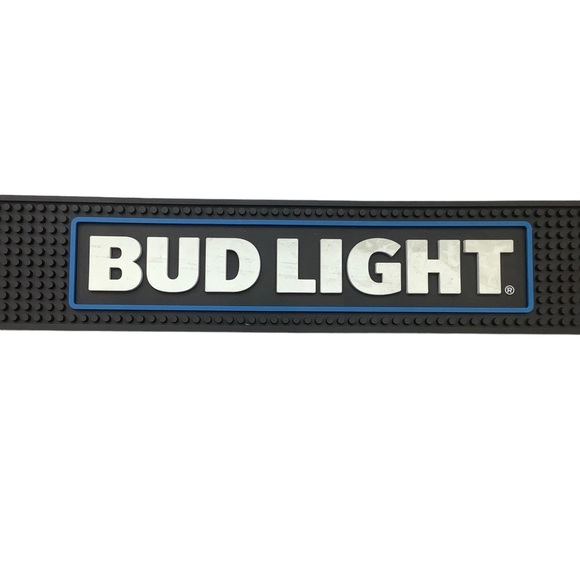 bud light | Dining | Bud Light Long Rail Bar Spill Mat | Poshmark